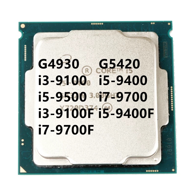G4930 G5420 i3-9100 i5-9400 i5-9500 i7-9700 i3-9100F i5-9400F i7-9700F ...
