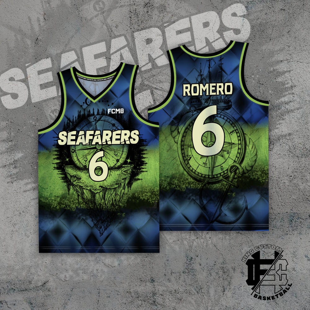 SEAFARER CUSTOMIZED FULL SUBLIMATION BASKETBALL JERSEY | Shopee Philippines