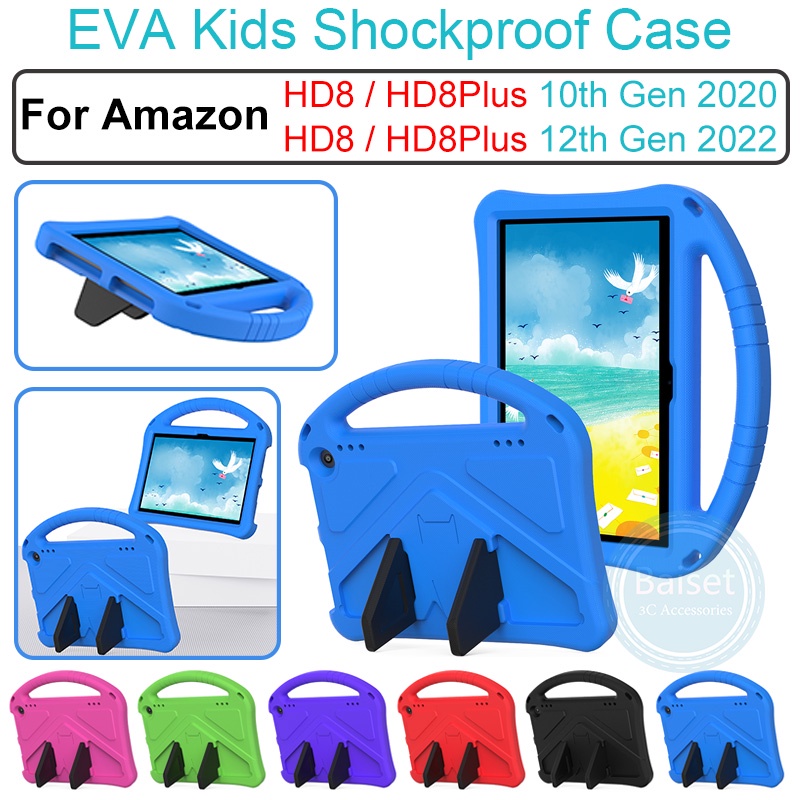 For Amzon Fire HD8 HD8 Plus 2020 10th Gen 2022 12th Gen Kids EVA ...