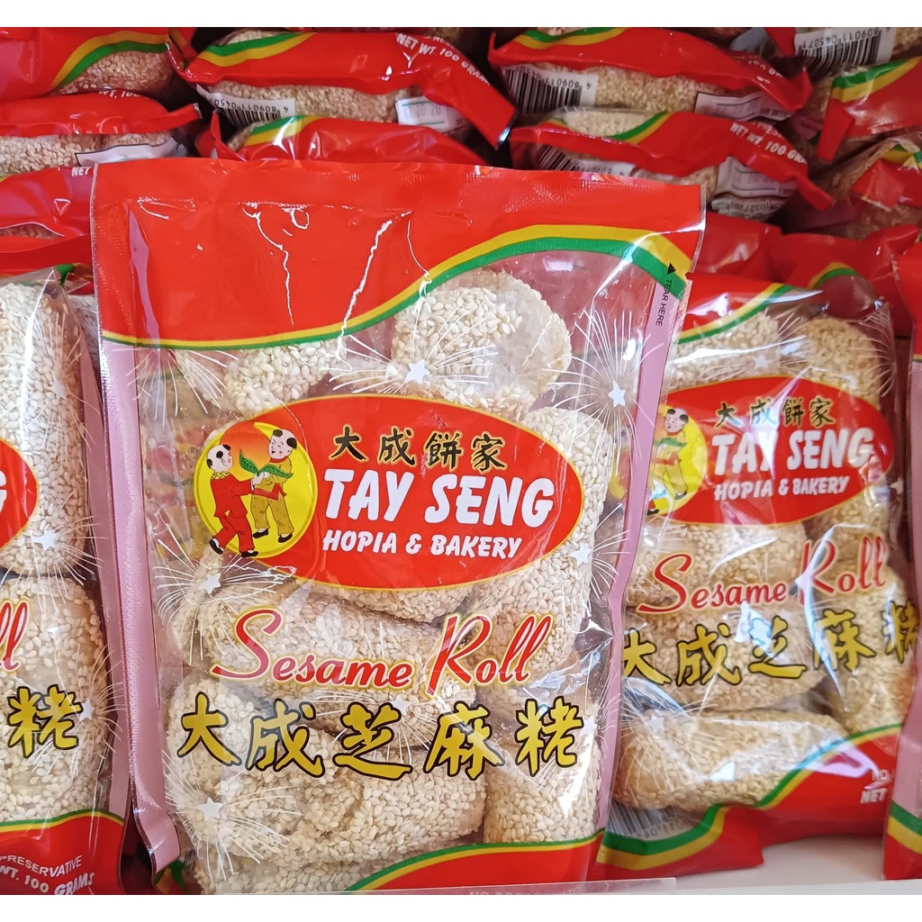 Cebu's Best TAY SENG SESAME ROLL in 100 grams per pack (no ...