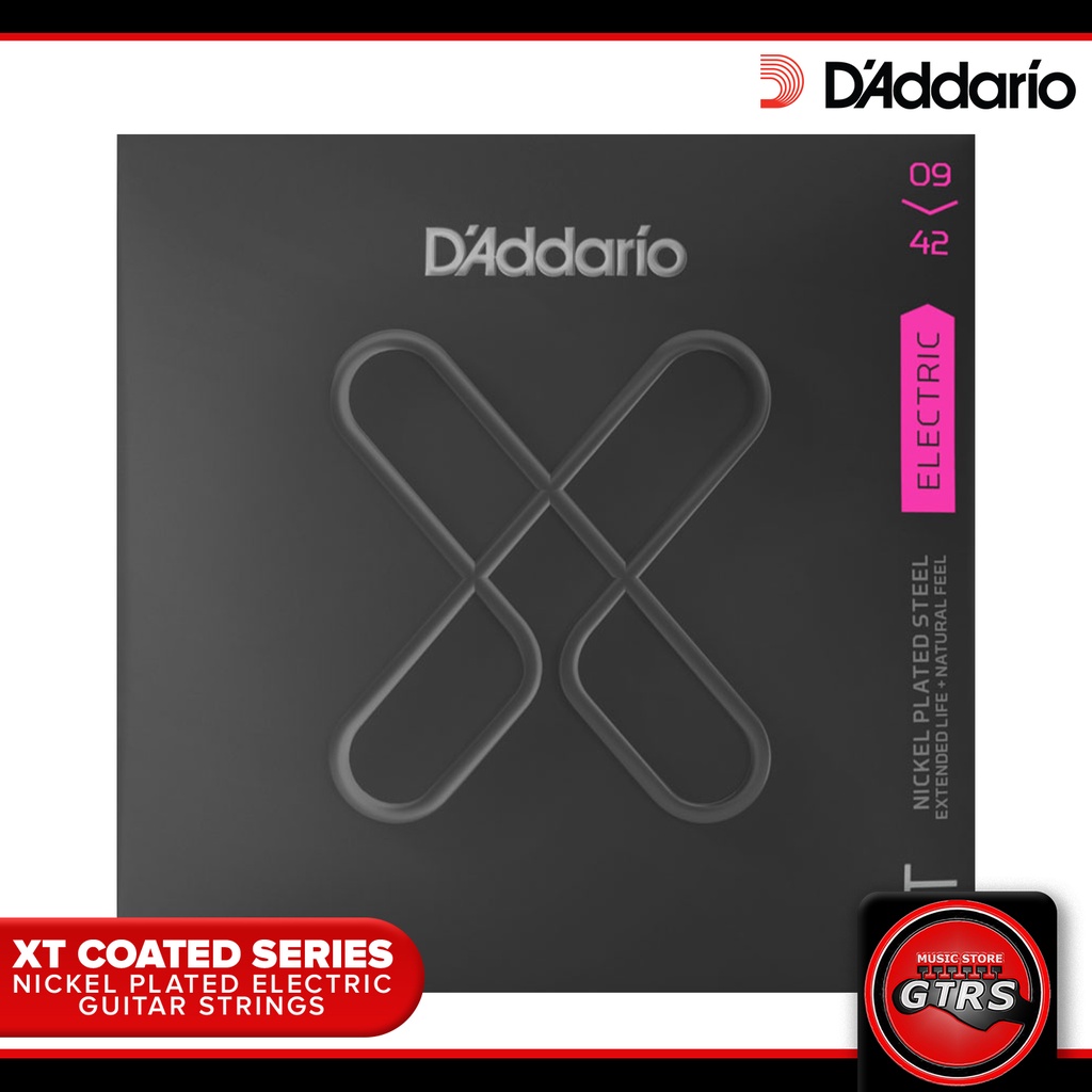 D'Addario XT Series Nickel Plated Coated Strings for Electric Guitar ...
