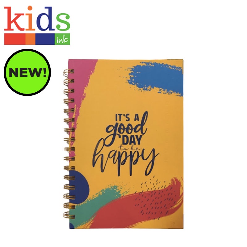 Doodle Planner DTV A5 Yellow Happy Day Hardbound Wiro - Kids Ink | Shopee Philippines