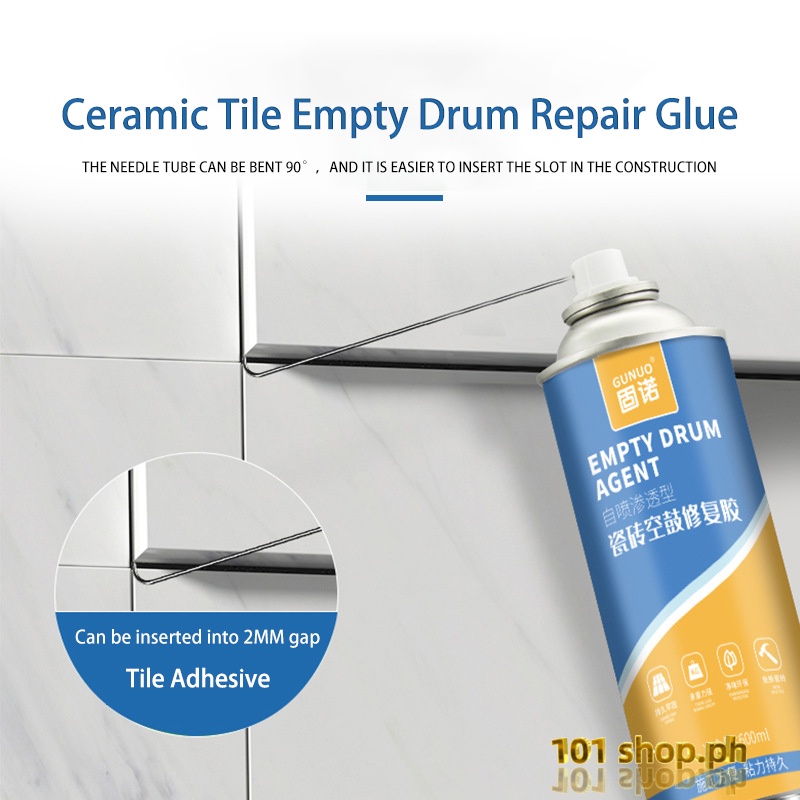 Floor Tile Adhesive 600ml Glue for Repair Crack Easy Bonded Heavy Duty ...