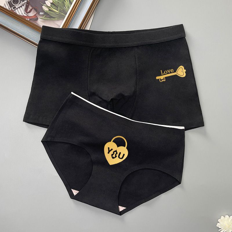 Couple Underwear Matching Set, Cotton Couples Matching Undies His and ...