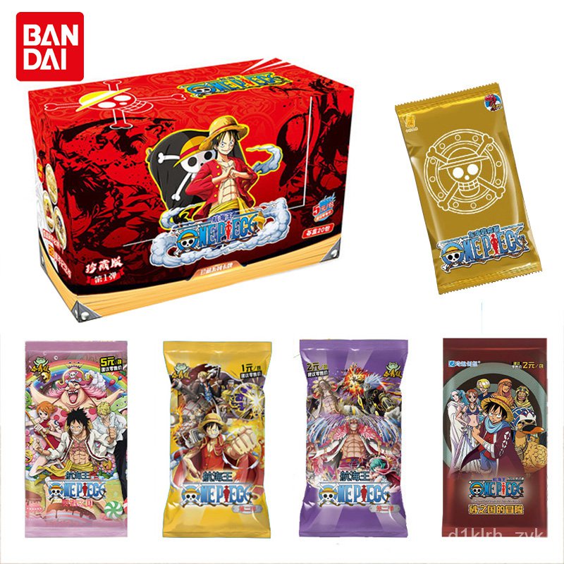 One Piece Collections rare cards box Anime Luffy Zoro Nami Chopper TCG ...