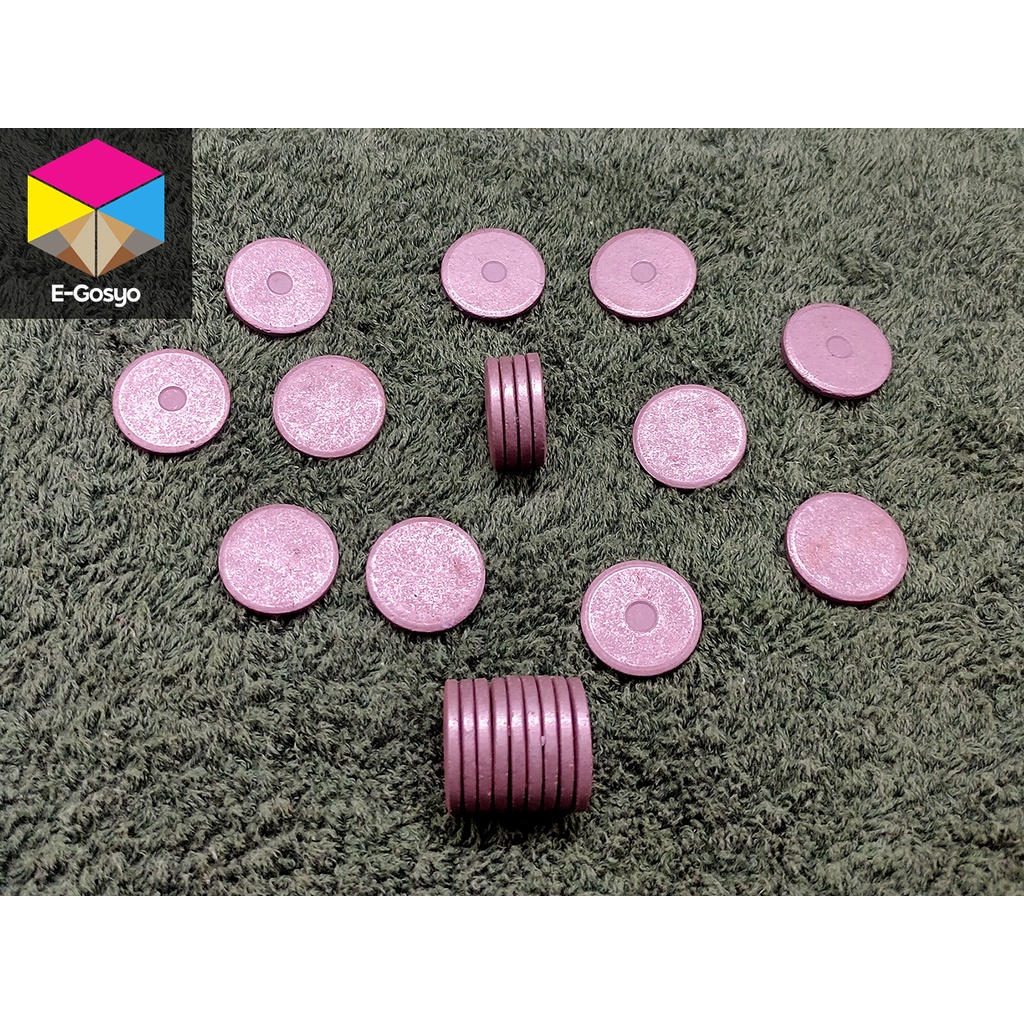 100 pcs Round Magnet black for Souvenir Fridge Ref Magnet / Craft ...