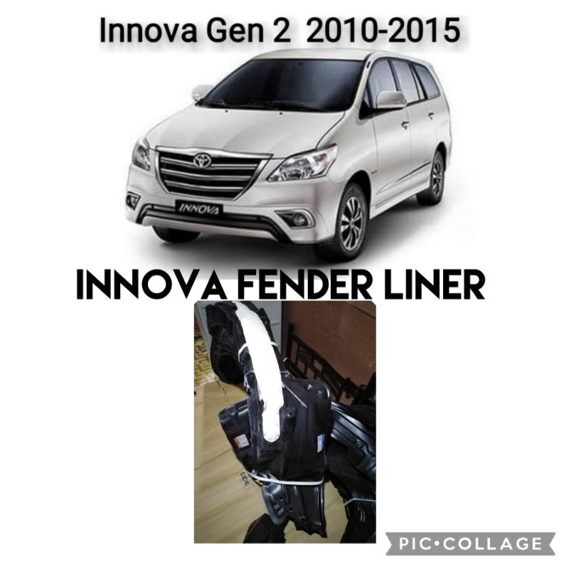 Innova fender liner Gen 2 Sold as pair | Shopee Philippines