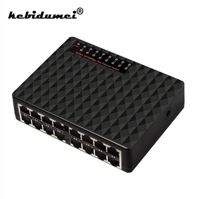 kebidumei 16-Port Desktop Ethernet Switch / Fast Ethernet Network ...