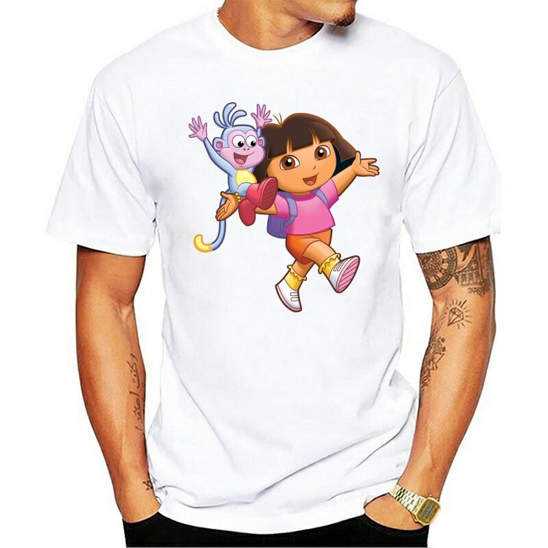 Fashion Men T Shirt Dora and Boots | Shopee Philippines