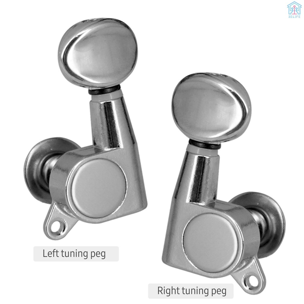 4 PCS Ukulele Tuning Peg Uke Knobs 1:15 Closed Style Tuners Tuning Key ...