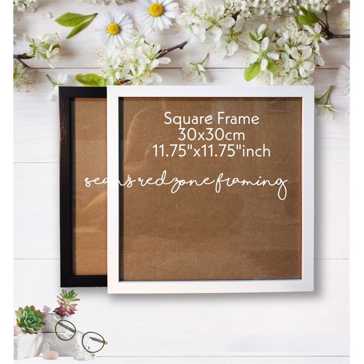SRF Poster Square Picture Frame 30x30 cm - Wall Decor for Poster ...