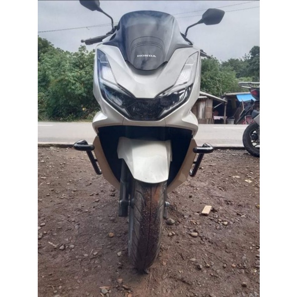 Honda PCX 160 Design 1 and 2 - Half Crash Guard with Powder Coating ...