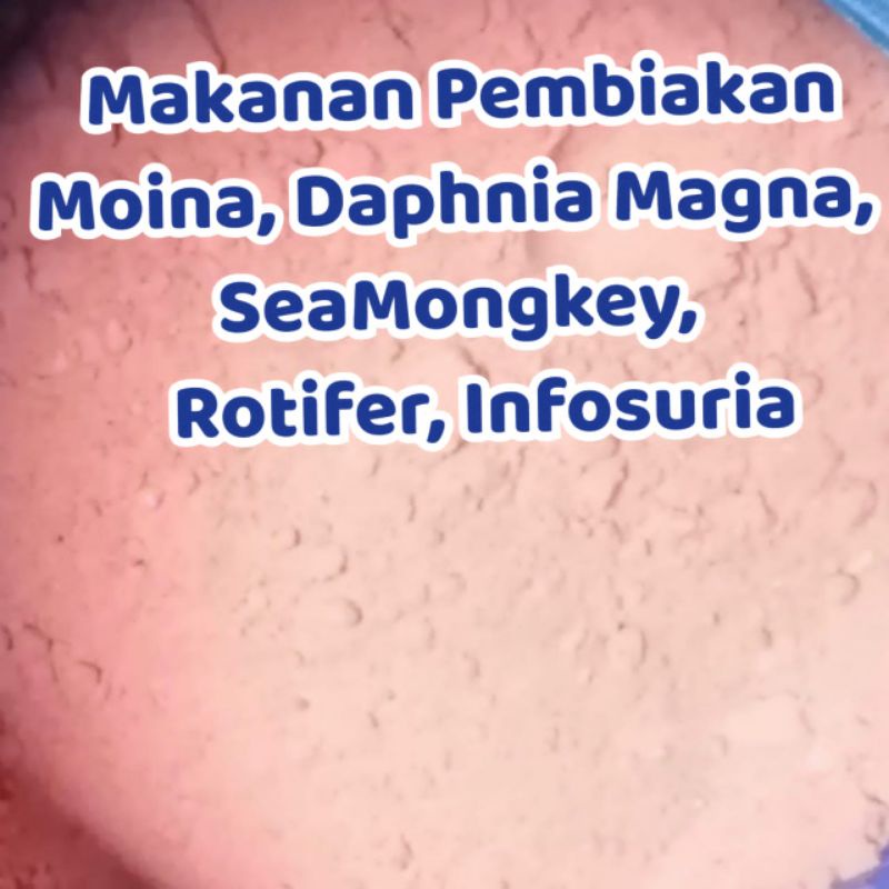 100/500G Moina Breeding Powder, Daphnia Magna, SeaMongkey, Rotifer ...