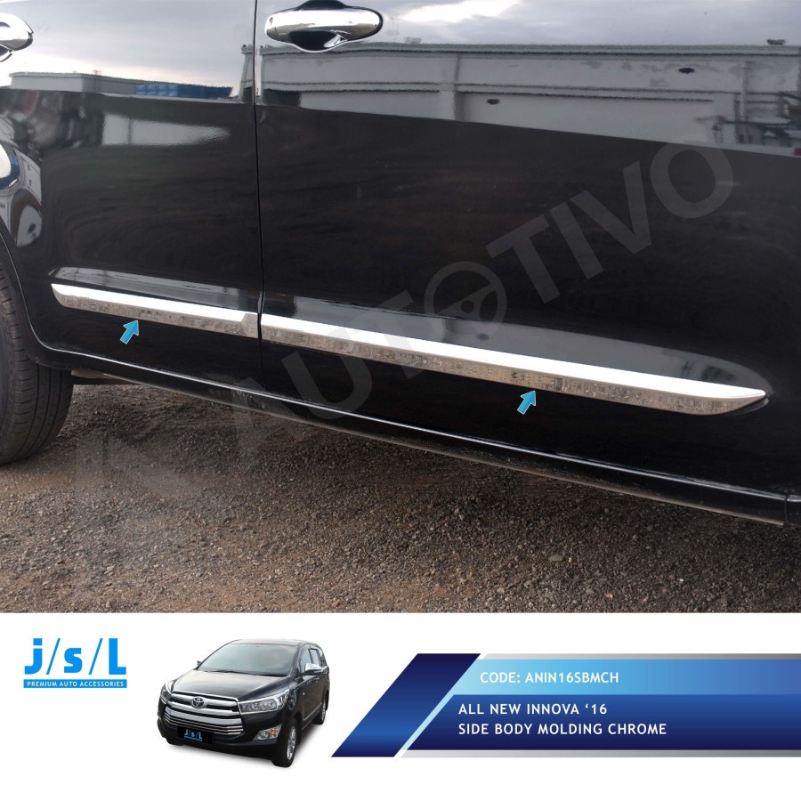 Innova Reborn Car Door Side Body Trim Chrome | Shopee Philippines