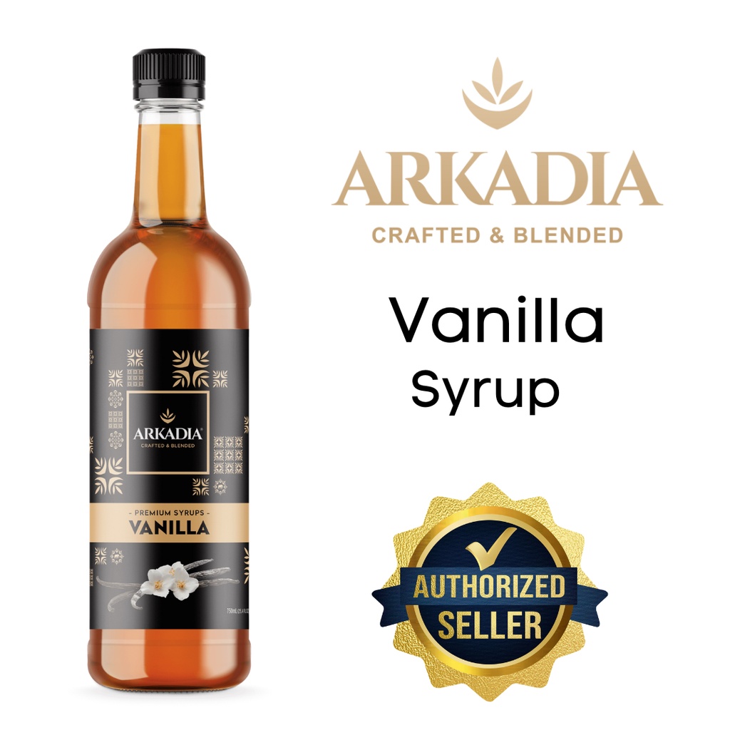 Arkadia Premium Vanilla Syrup 750ml | Shopee Philippines