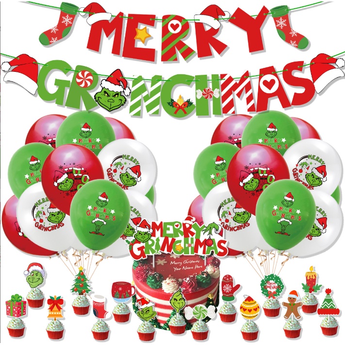 Grinch Christmas partyset MerryGrinchmas How the Grinch Stole Christmas ...