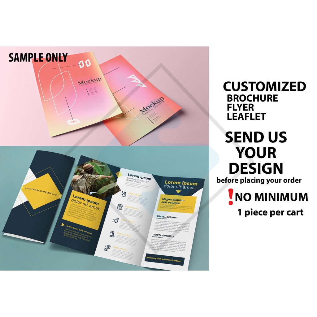 Customized Brochure, Flyer, Leaflet, etc. | Shopee Philippines