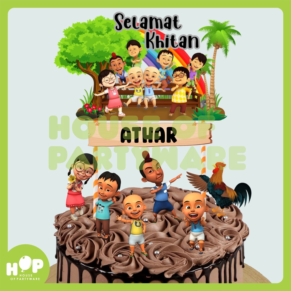 Circumcision Cake Topper / UPIN IPIN Circumcision + Custom Name ...