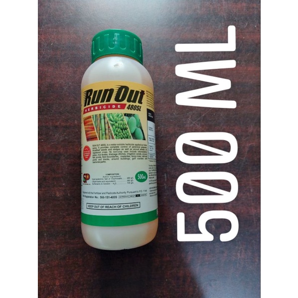 Run Out 480SL (500 ml) Herbicide like Grass zero / Like Round up ...