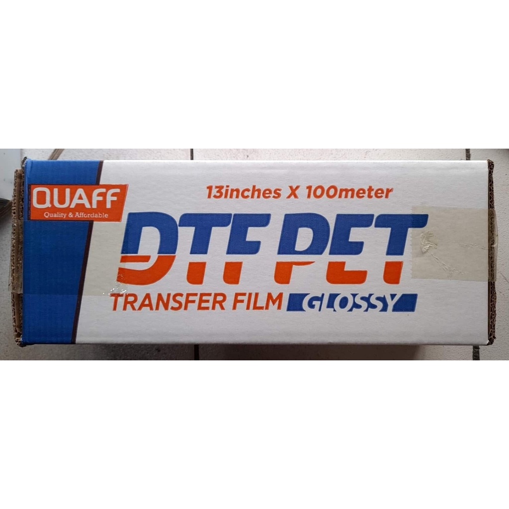 DTF FILM Quaff 13"x100M sold per ROLL | Shopee Philippines