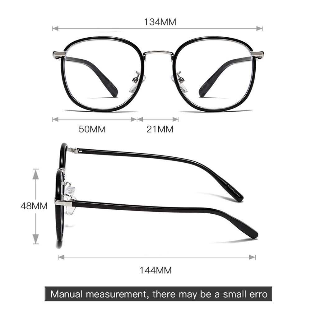 Photochromic Anti Radiation Glasses For Women Men Aesthetic Eyeglass ...