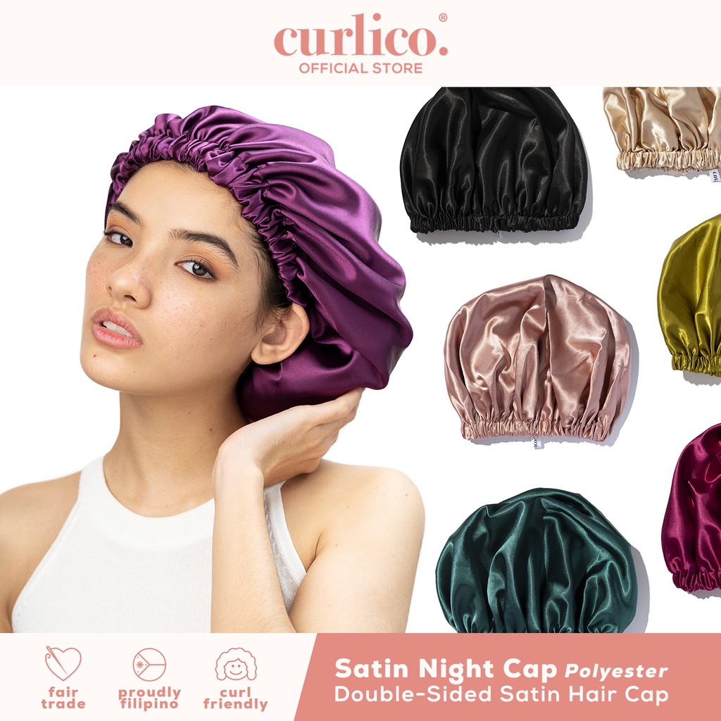 Curlico. Satin Night Cap | Shopee Philippines