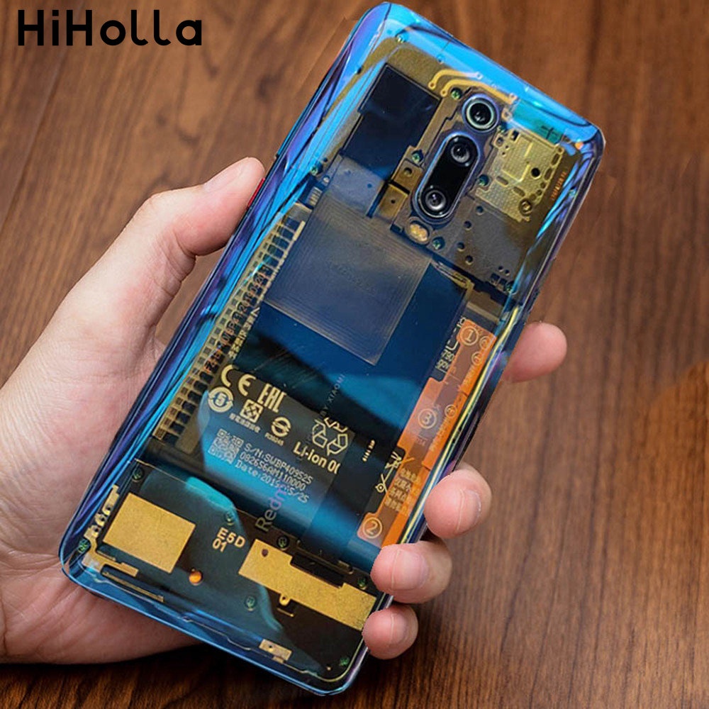 Transparent Glass Back Cover For Xiaomi Redmi K20 Pro Mi 9T Battery ...