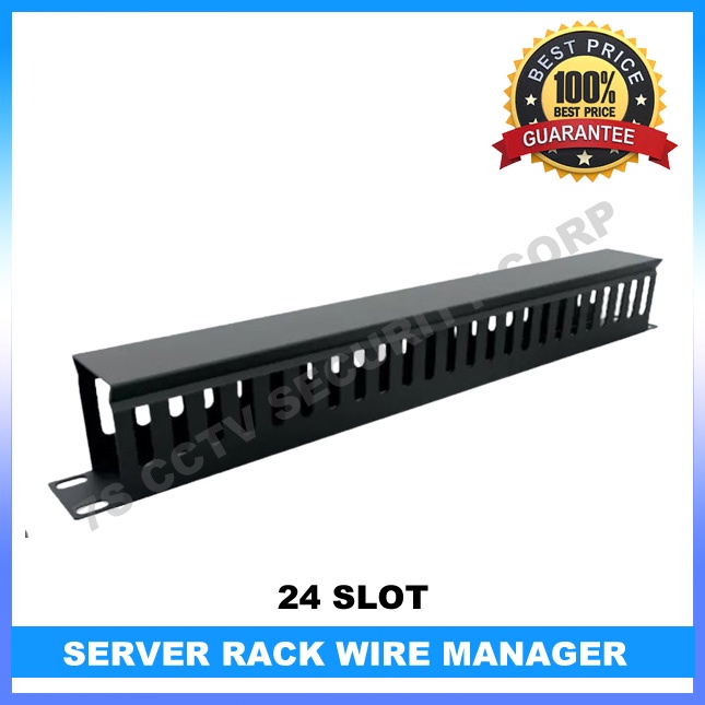 1U / 2U Cable Management Horizontal Mount 19 inch Server Rack, 12/24 ...