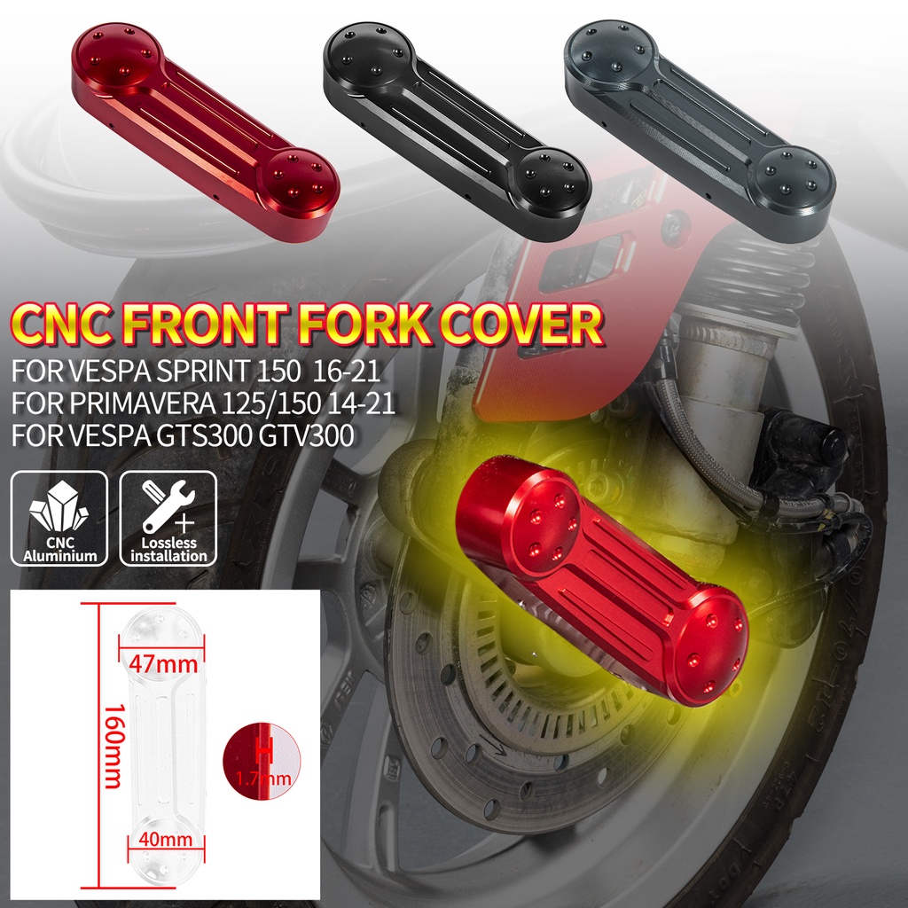 LJBKOALL Motorcycle Front Fork Cover Suspension Link Case Protector for ...