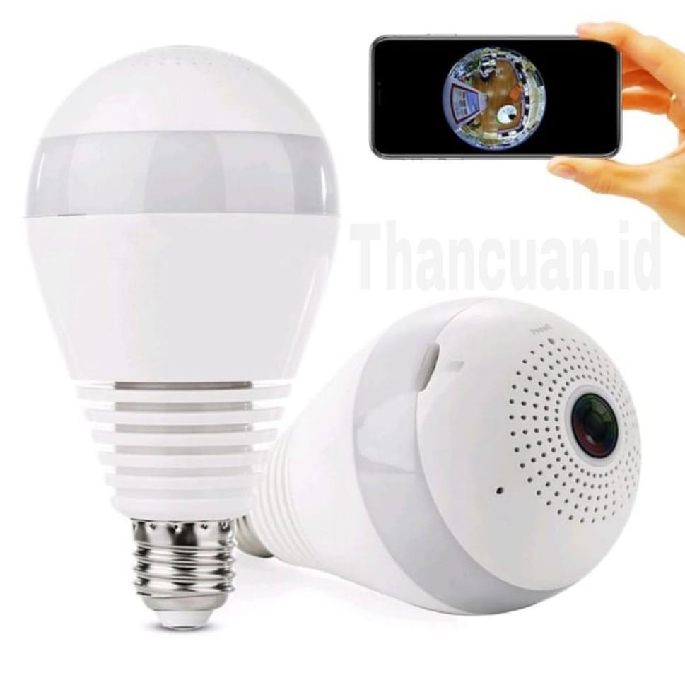 V380 CCTV Light Camera Bulb Shape Panorama V380 SPY Camera Hidden wifi ...