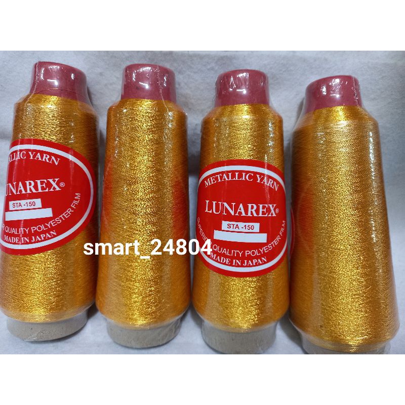 Lunarex METALLIC EMBROIDERY THREAD MADE IN JAPAN CONTENTS 130 GRAMS ...