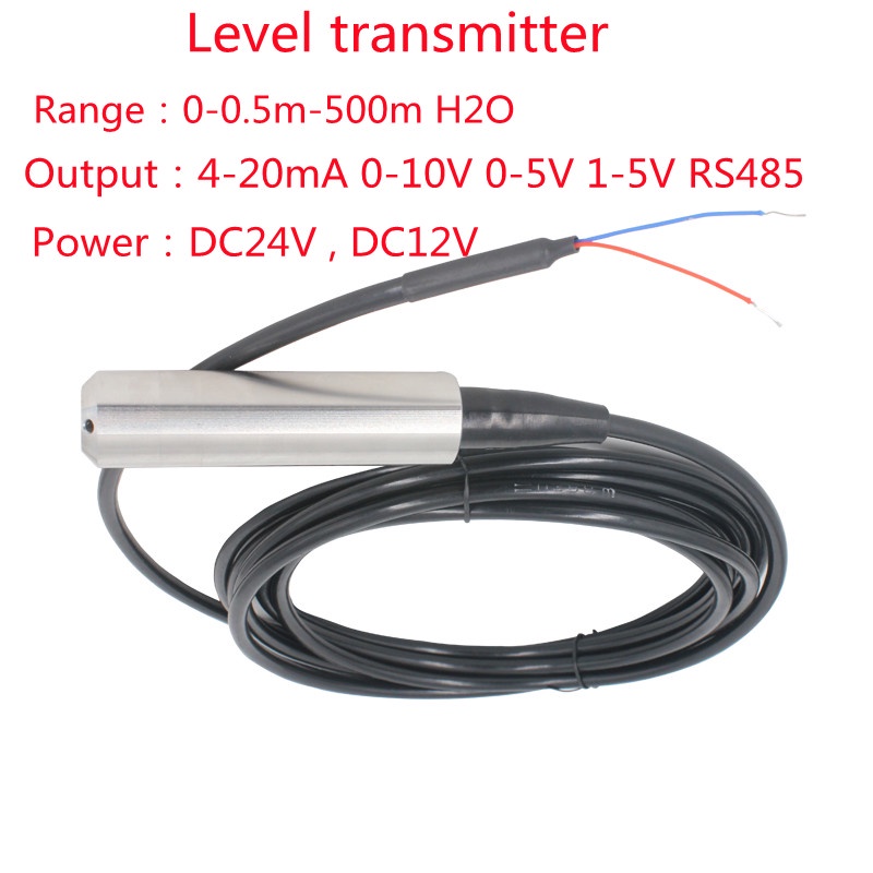 CE Liquid Water Level Sensor Probe 2m range 4-20mA 0-10V 0-5V 1-5V ...