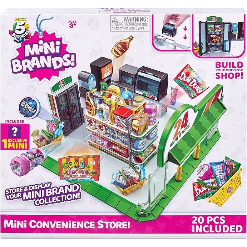 5 Surprise Mini Brands - Mini convenience store set with 1 exclusive ...