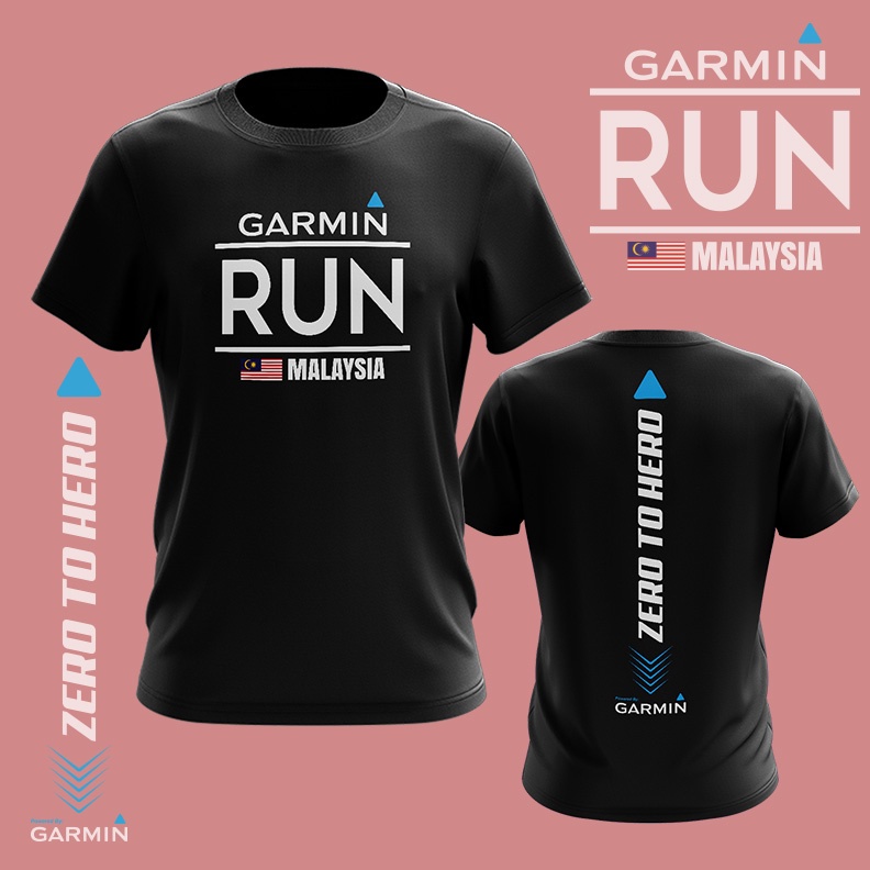 GARMIN RUN MALAYSIA OUTDOOR RUNNING T SHIRT | Shopee Philippines