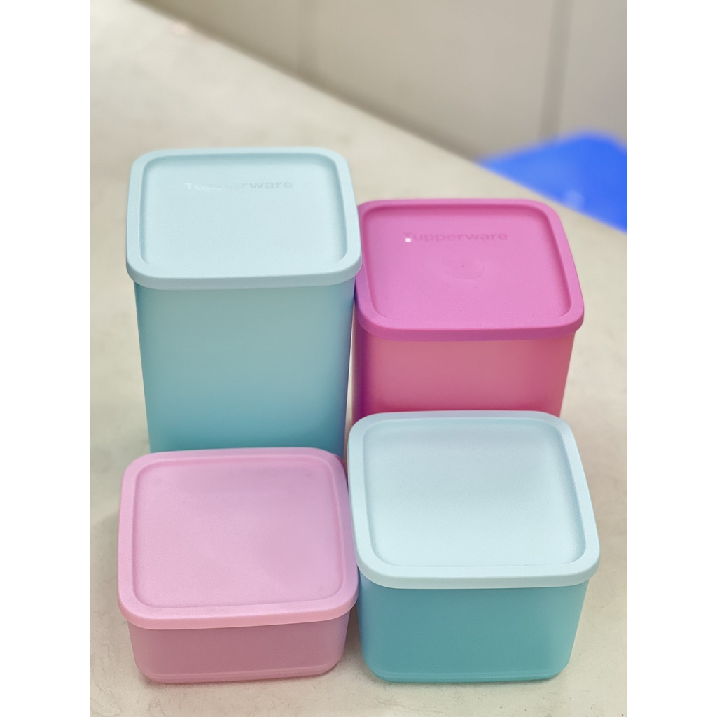 Fiesta Pop Food Storage Box Set (4 Boxes) (Tupper) | Shopee Philippines