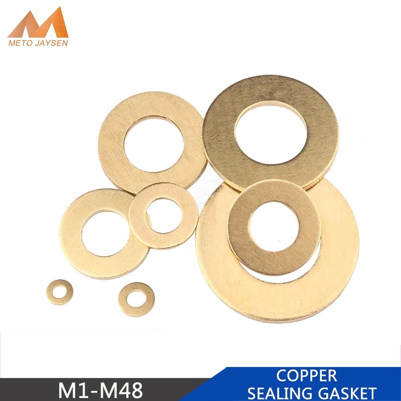 M6 M8 M10 M12 M14 M16 M18 M20 M22 M24 Brass Flat Gasket Copper Crush ...