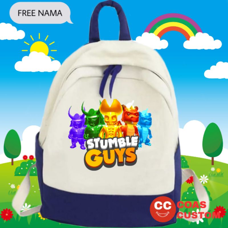 STUMBLE GUYS BAG SCHOOL BACKPACK | Shopee Philippines