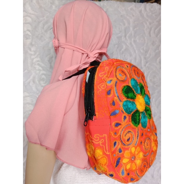 Pakistani women's backpack backpack 22x20 x7 cm by Hajj Umrah | Shopee ...