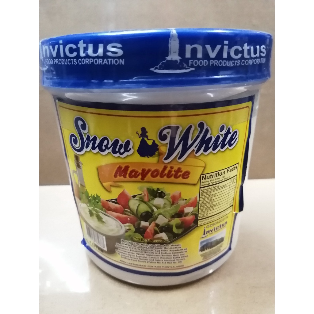 Invictus Snow White Mayolite 1kg - Your Salad Bestie | Shopee Philippines