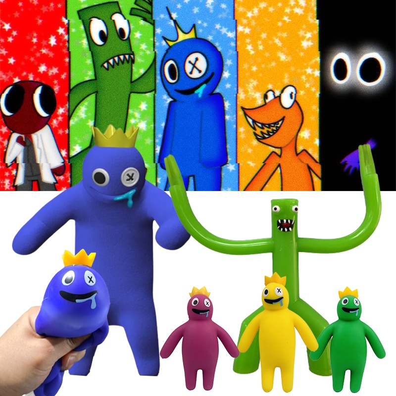 Roblox Rainbow Elastic Friends Squishy Prop Multi-function ...