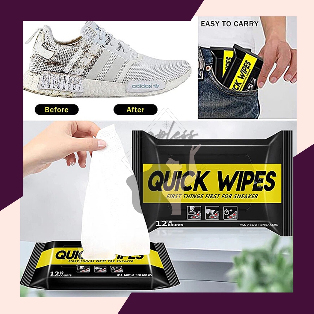 12pcs Orginal Wipes For Sneakers Shoes Cleaning Care Product Premium ...