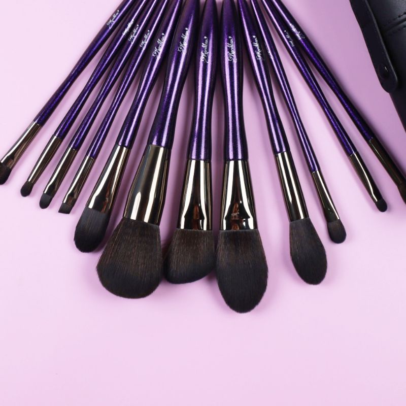 NEW Kariktan 12 pcs Purple Makeup Brush Set Professional Quality ...