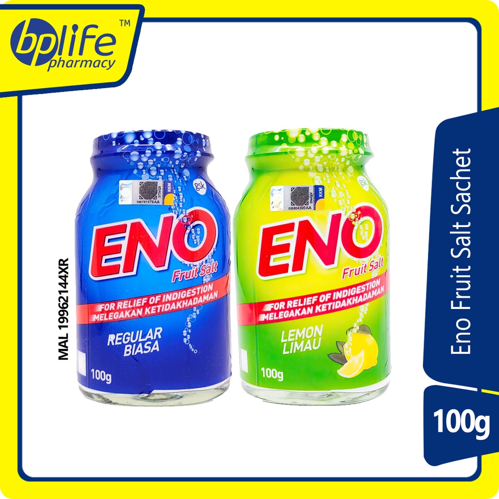 Eno Fruit Salt 100g (Regular/ Lemon) | Shopee Philippines