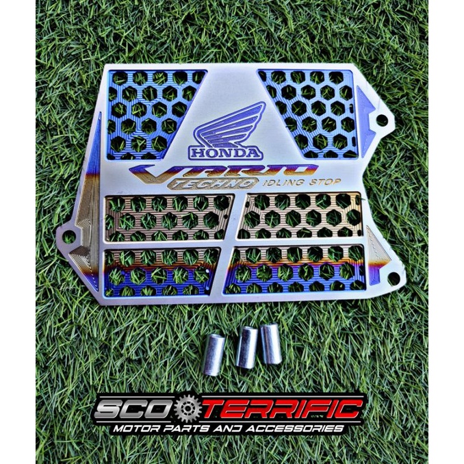 HONDA CLICK V1 V2 V3/ AIRBLADE 150/ADV 150 ALLOY RADIATOR COVER ...