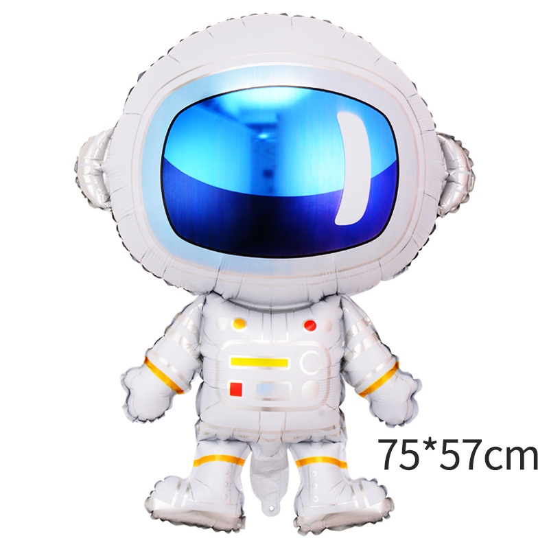Big Size outer space Astronaut Rocket Foil Balloons space shuttle Kids ...
