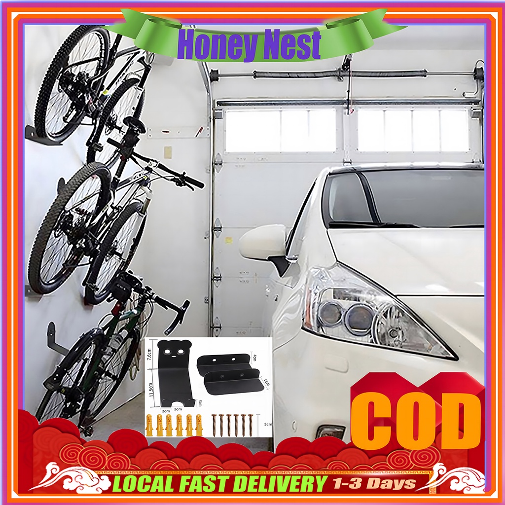 Bicycle Parts Accessories Bicycle Wall Mount Bracket Bike Holder Wall ...