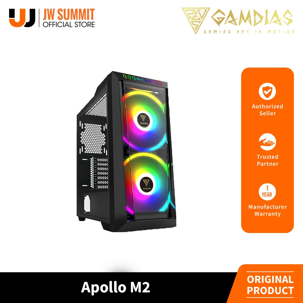 Gamdias Apollo M2 RGB Mid-Tower PC Case | Shopee Philippines
