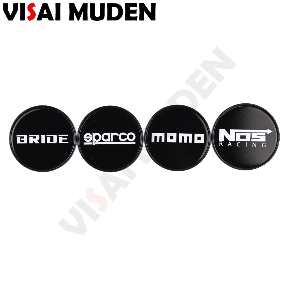 4PCS OD 54MM / ID 49MM Wheel Cap BRIDE NOS MOMO WRC TOYO TAKATA DRIVE ...