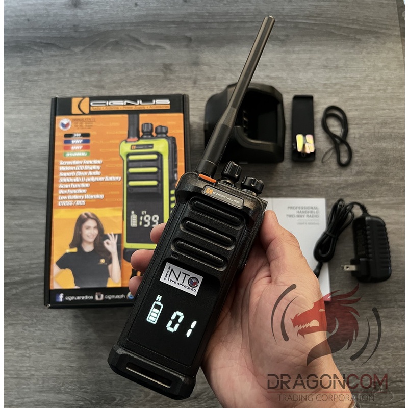Cignus XTR-10 or XTR10 IP55 Military Grade Single Band Radio | Shopee ...