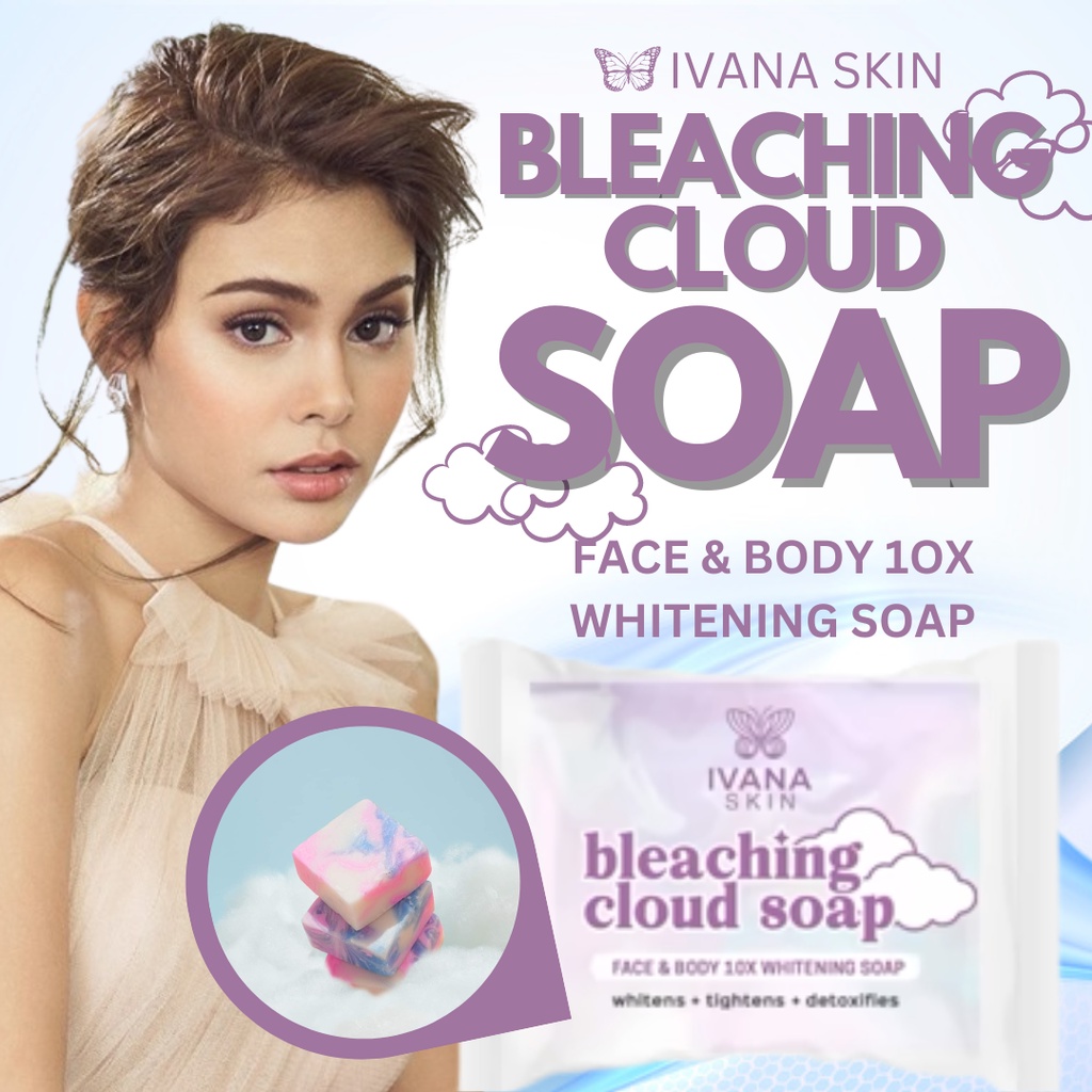IVANA SKIN BLEACHING CLOUD SOAP | BRIGHTENING| EXFLOITING| MICRO ...